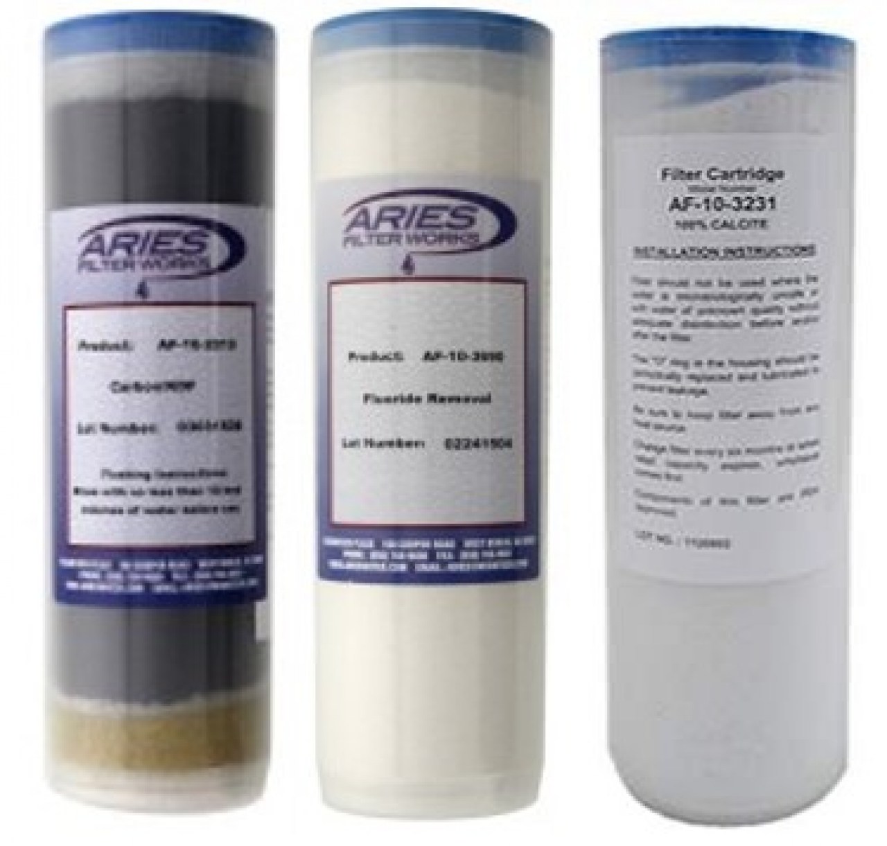 Carbon & Mixed: Aries Specialty Filters